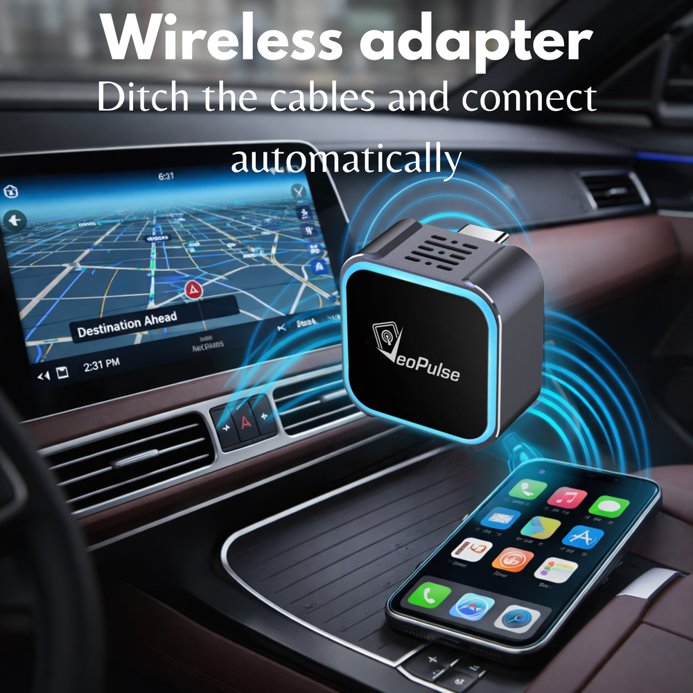 Wireless CarPlay and Android Auto adapter C-Pro – VeoPulse UK